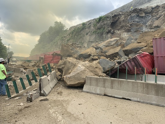 Rock Slide Closes Ohio 7 At Mingo Junction Until Further Notice | News ...